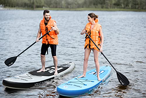 Tidal King California 10' 6" Stand Up Paddle Board Wide Stable ISUP - with Adjustable Paddle, Top Accessories - Pump, Leash & Backpack