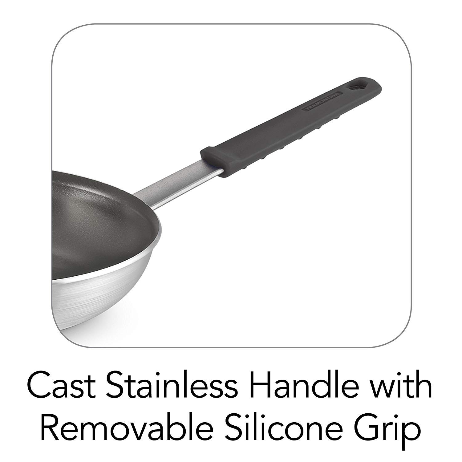 Tramontina 80114/574DS Pro-Line Aluminum Nonstick Restaurant Fry Pan Set, 8" and 10", NSF-Certified, Made in USA