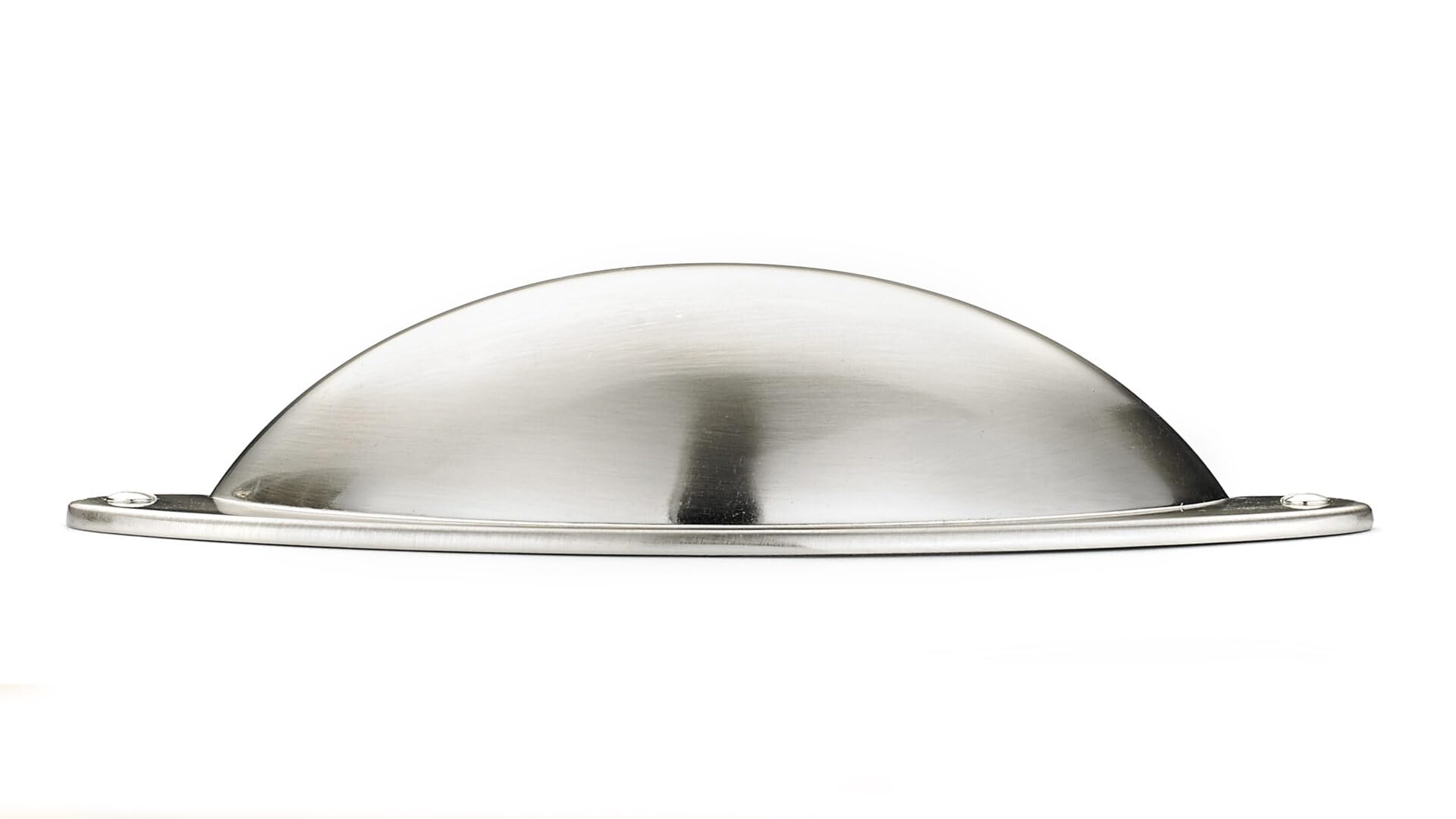 Richelieu Hardware BP82333195 Sorbonne Collection 3-inch (76 mm) Center-to-Center Brushed Nickel Traditional Cup Shaped Cabinet and Drawer Pull Handle for Kitchen, Bathroom, and Furniture