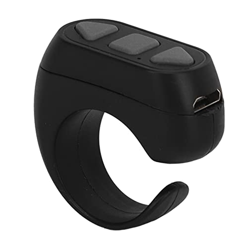 Remote App Page Turner, ABS 10m Distance Cell Phone Remote Control to Watch TV (Black)