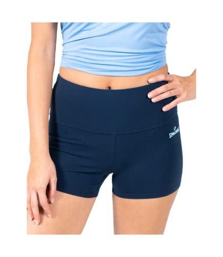 Spalding Women's Active 3 Inch Volleyball Short, Regular and Plus Size Navy Blazer