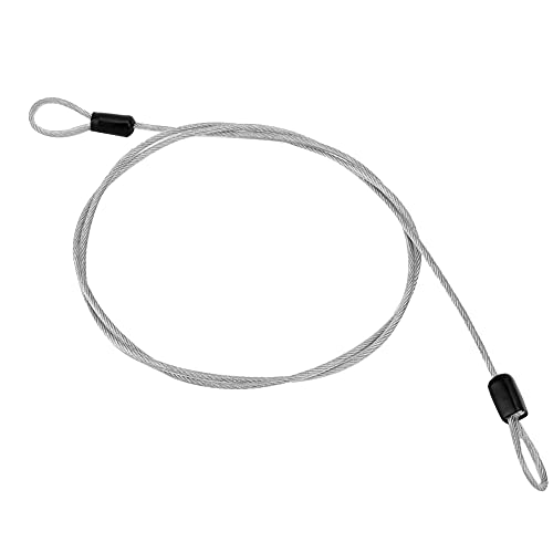 Security Lock, Exquisite Appearance Cable Bicycle Lock, Practical Autocycle for Bicycle Cycling Office Factory Scooter Bike Parking Lot Home Motorcycle (Silver)