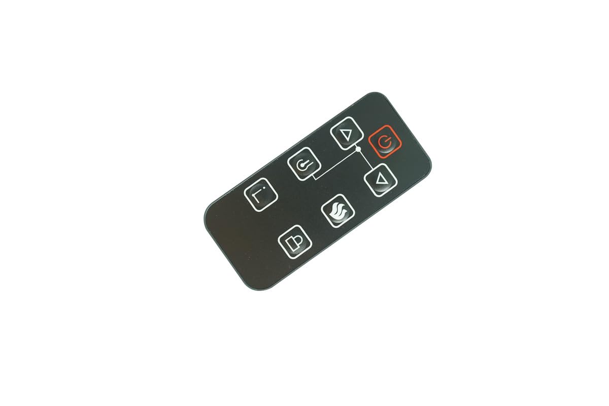 Remote Control for FEBO E3001 FEB-1 14IN-28-078 ZHS-32-D ZHS-23-B 15IN-23-094 384-16A-20-21 LED 3D Flame Electric Infrared Fireplace Space Heater