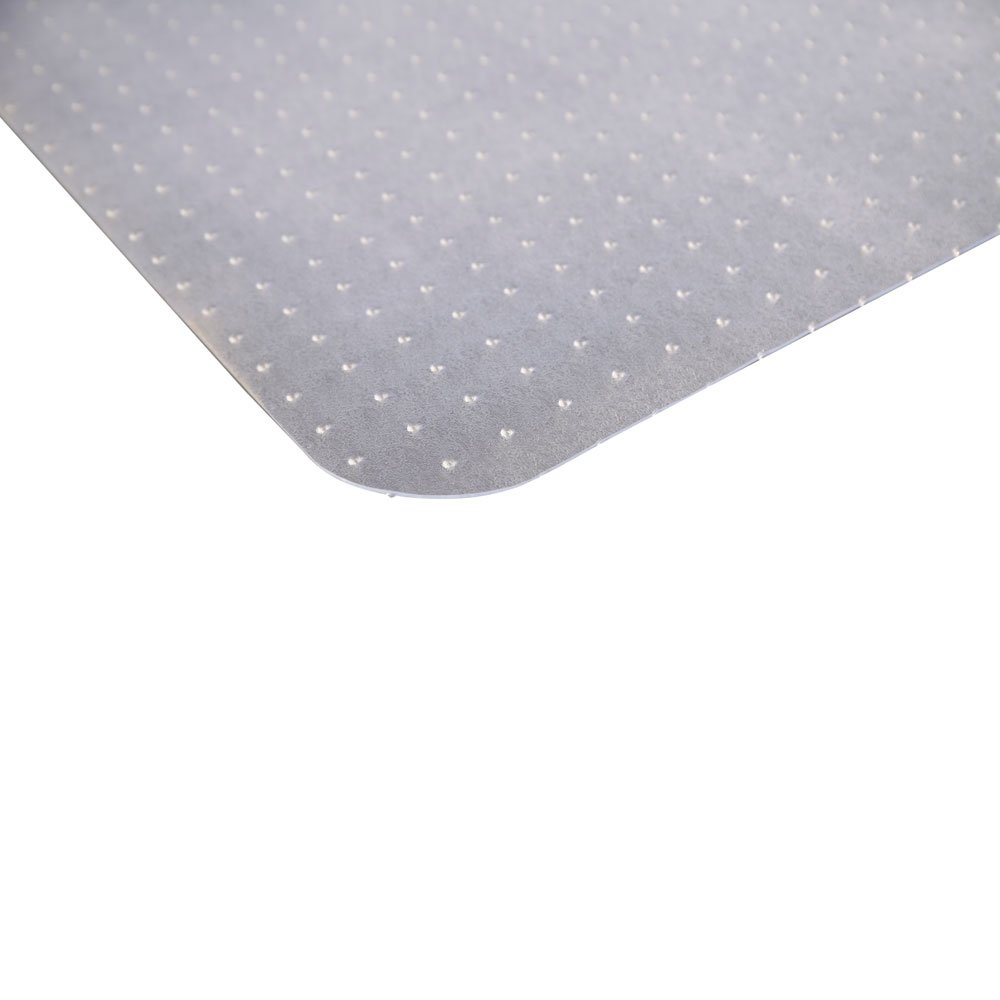 Transparent Office Chair Mat, Clear Chair Mat with Lip for Carpet, Fit on Low and Medium Pile Carpets, PVC Matte Home-use Protective Mat (90x120x0.2 CM)