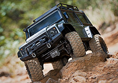 Traxxas 1/10 Scale TRX-4 Scale and Trail Crawler with 2.4GHz TQi Radio, Silver