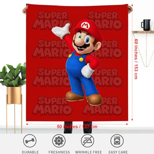 Super Soft Flannel Throw Blanket Lightweight Blankets Towel Blanket for Boy and Girl Gift - 60 x 50 inches