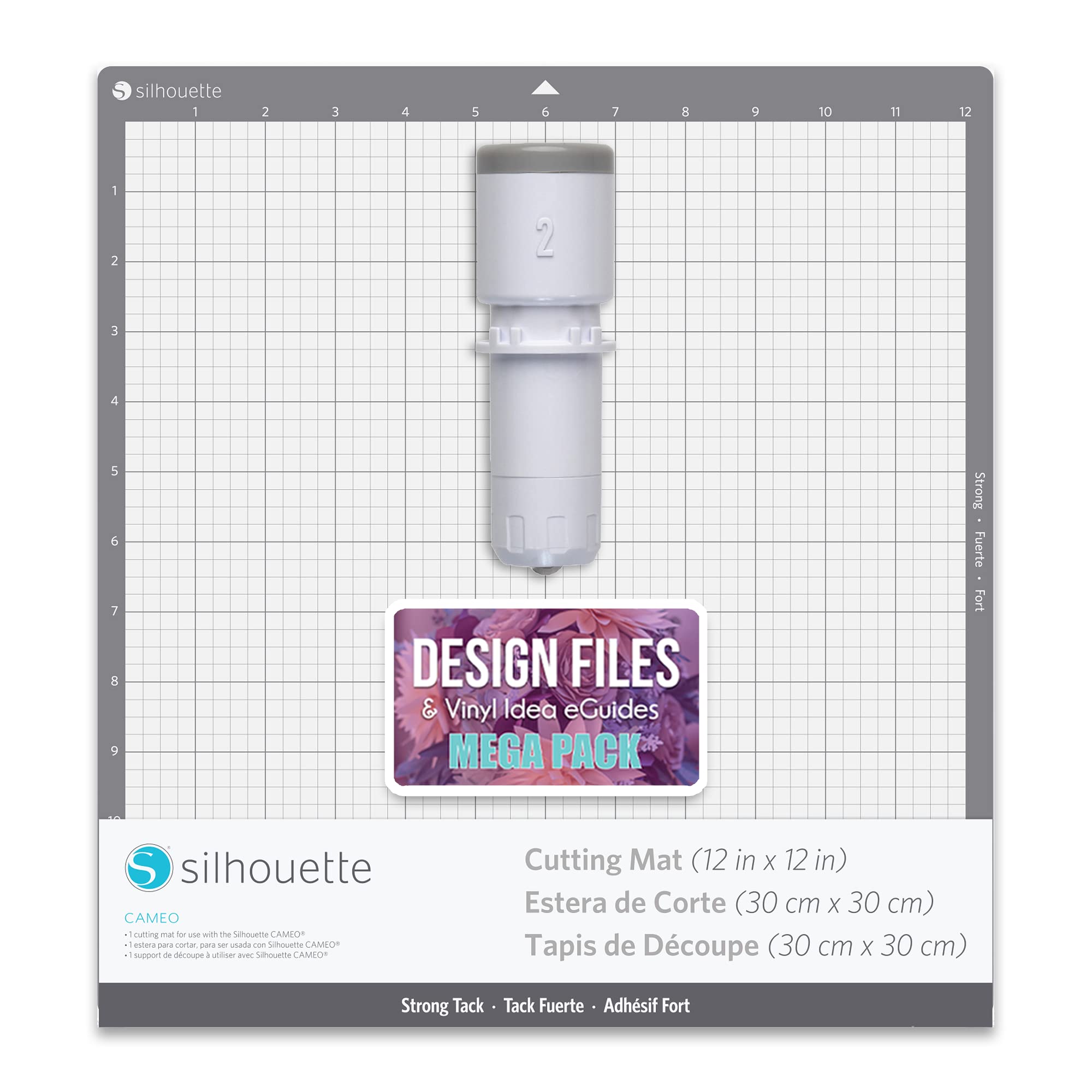 Silhouette Cameo 4 Rotary Blade, Strong Grip Mat & Designs