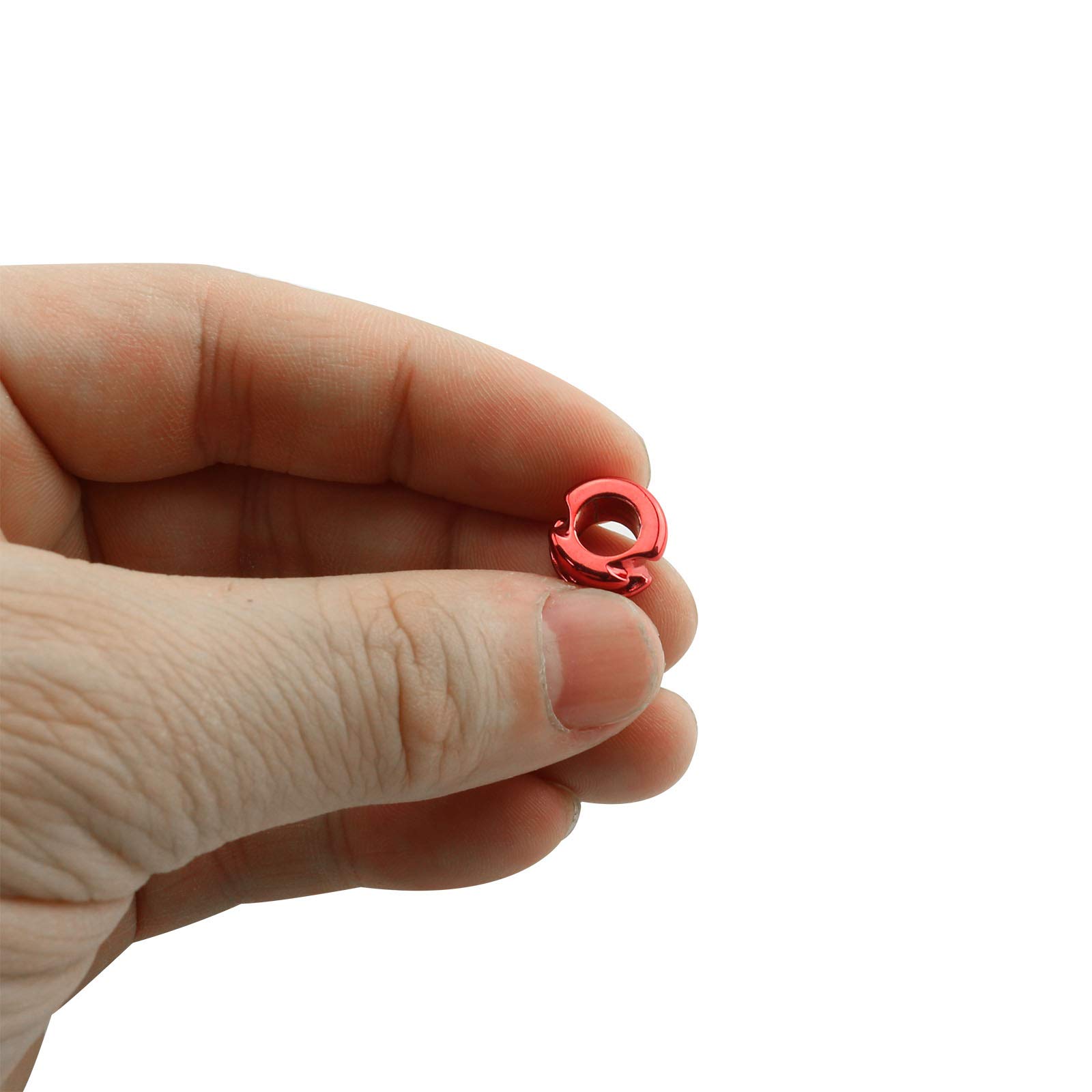 ZZHXSM Outdoors Peep Hunter Sight Centra Peep, 11.5 x 11.5mm Red