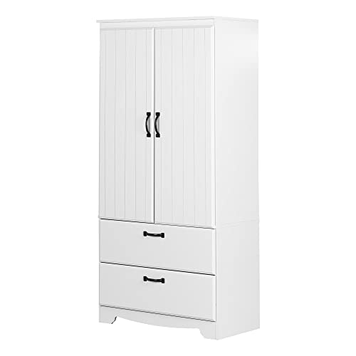 South Shore Farnel Armoire Pure White