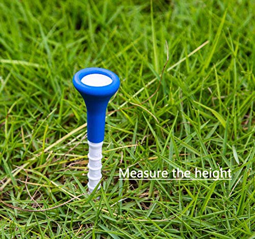 THF Depth Mark Plastic Golf tess with Wide Soft Rubber Cover 3 1/4 83mm Pack of 50 Almost Unbreakable