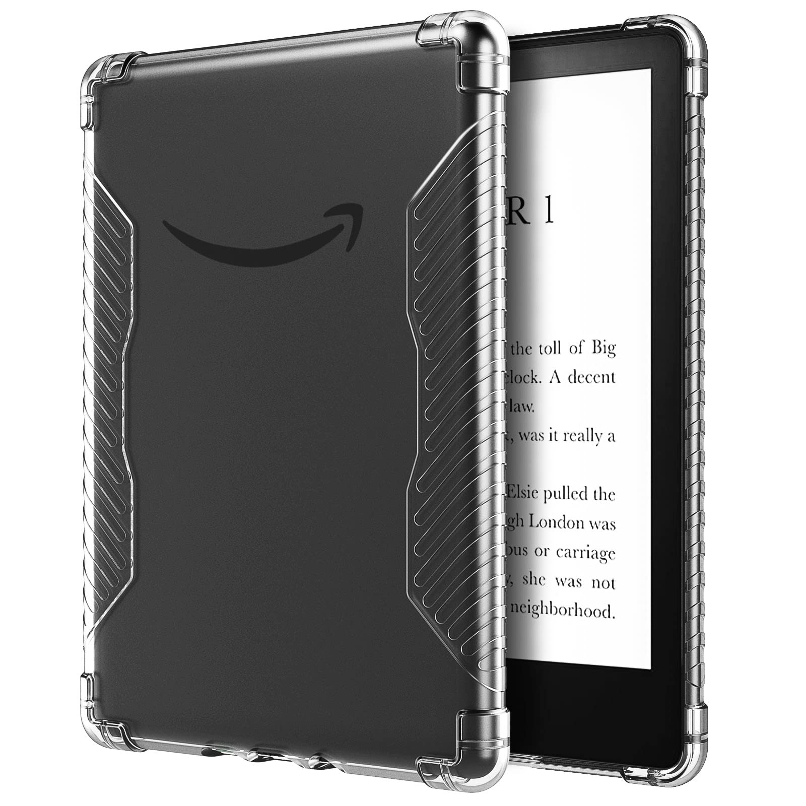 TiMOVO Case Fits All-New Kindle Paperwhite (6.8", 11th Generation, 2021 Release), Soft TPU Protective Case Cover with Reinforced Corners, Slim and Lightweight Transparent Anti-Scratch Cover, Clear
