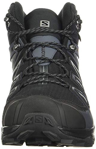Salomon X Ultra 3 MID Gore-TEX Hiking Boots for Men, Black/India Ink/Monument, 8.5