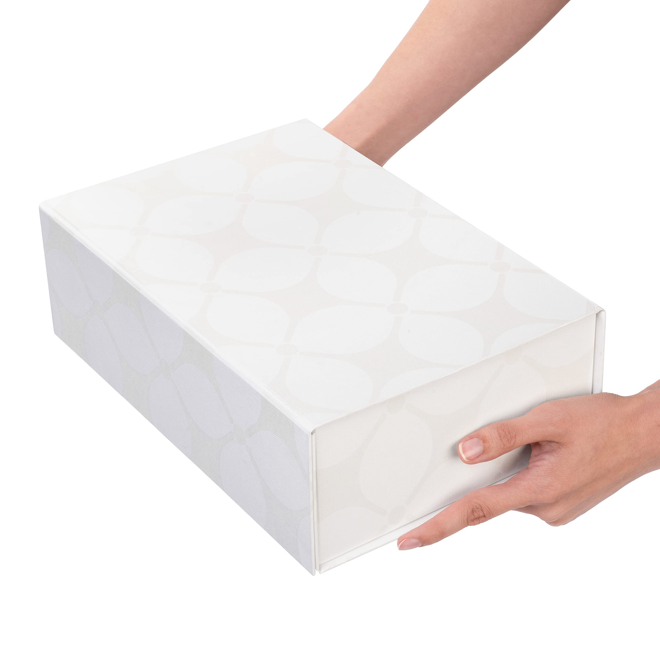 Sorarto Luxury Gift Box with Magnetic Lid 3-Pack | Black Linen Decorative Gift Boxes for Presents, Wedding Gifts, and Keepsakes. 11.5" x 7.5" x 3.5"