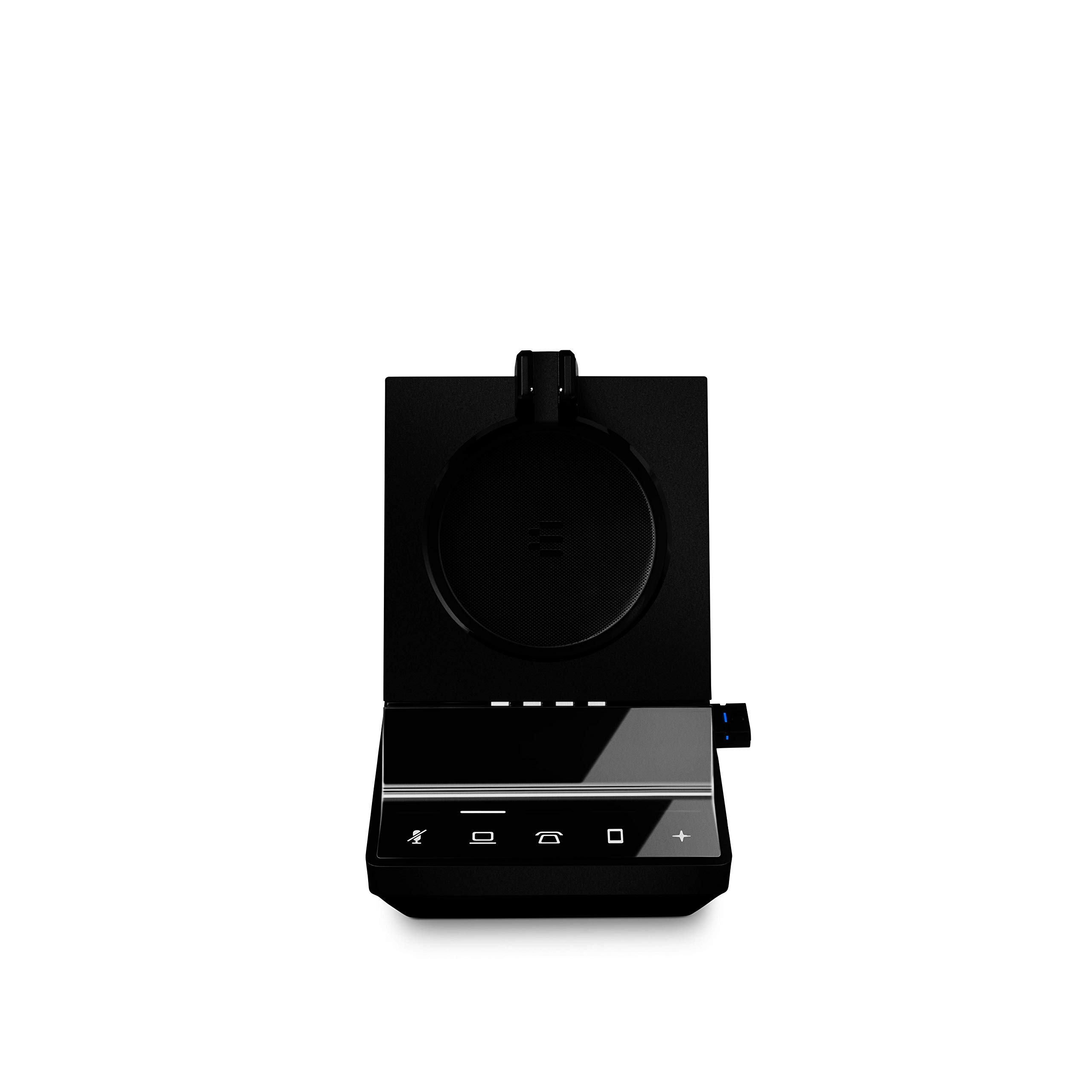 Sennheiser SDW 5066 (507024) - Double-Sided (Binaural) Wireless Dect Headset for Desk Phone Softphone/PC & Mobile Phone Connection Dual Microphone Ultra Noise Cancelling, Black