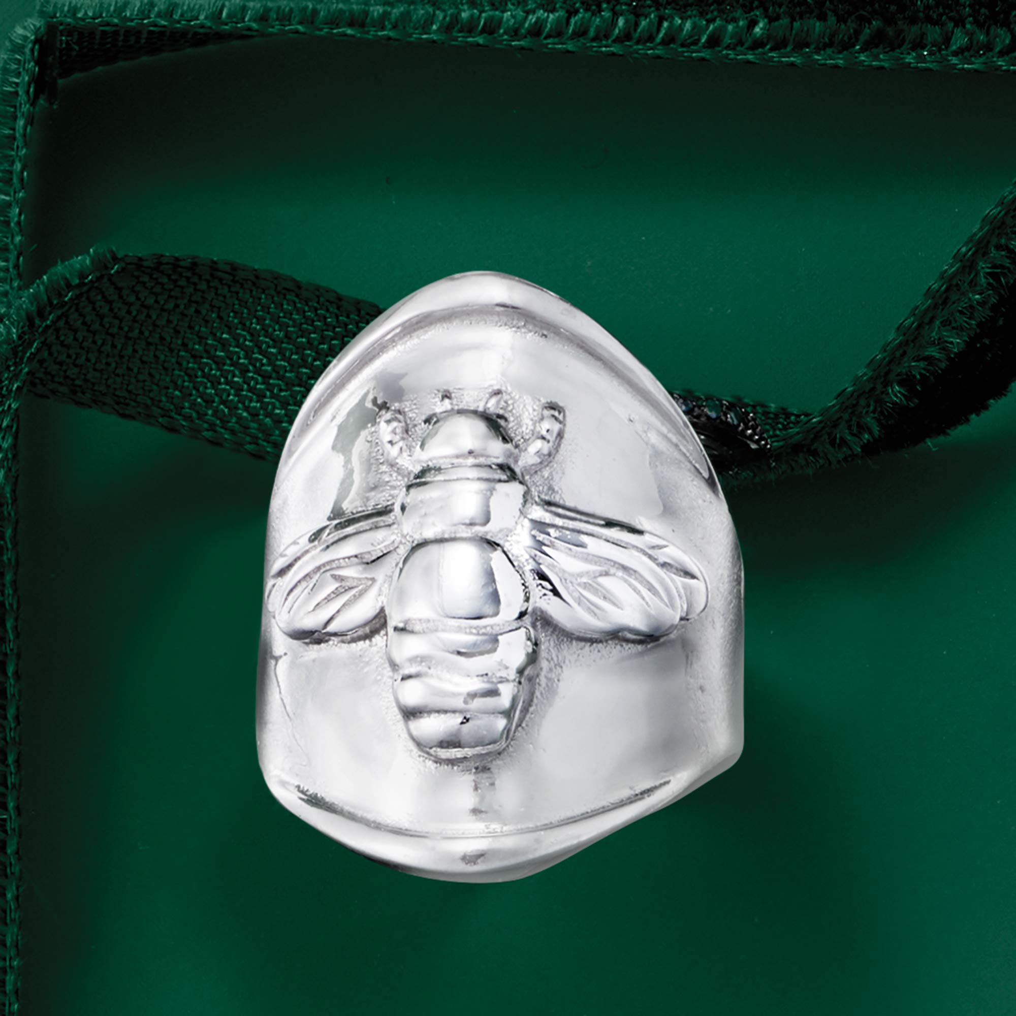 Ross-Simons Italian Sterling Silver Bumblebee Ring. Size 9