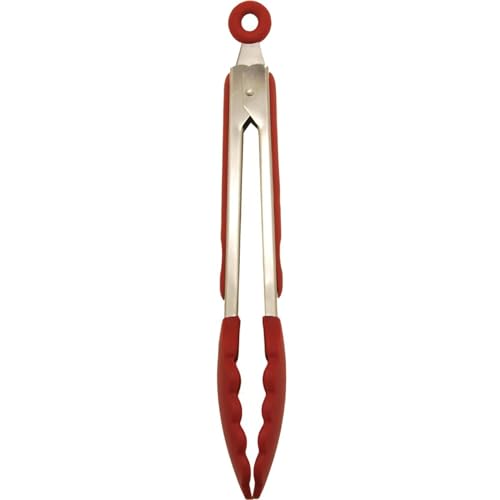 Starfrit T93290 9-Inch Silicone Tongs