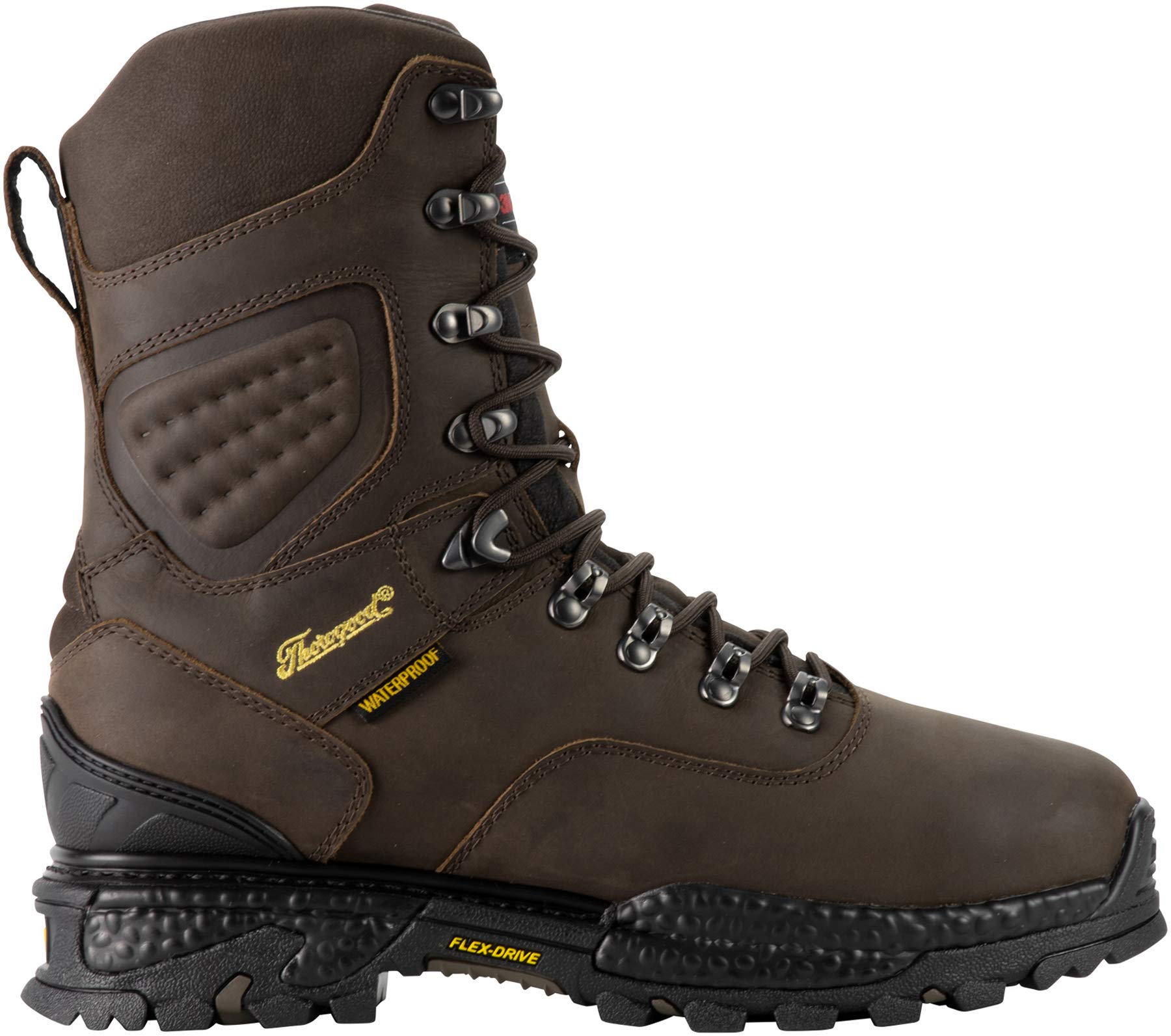 Thorogood Infinity FD Series 9” Waterproof Hunting and Hiking Boots for Men with Full-Grain Leather, 400g Insulation, and Anti-Fatigue Traction Outsole, Drakar - 10.5 M US