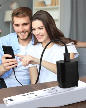 Super Fast Type C Charger, 25W USB C Wall Charger for Samsung Galaxy S24 Ultra/S24+/S24/S23 Ultra/S23/S22 Ultra/ S22/ S22 Plus, S20 / S21 Ultra Plus, Note 20 / Note 10 Plus with 6.6FT C Type Cable