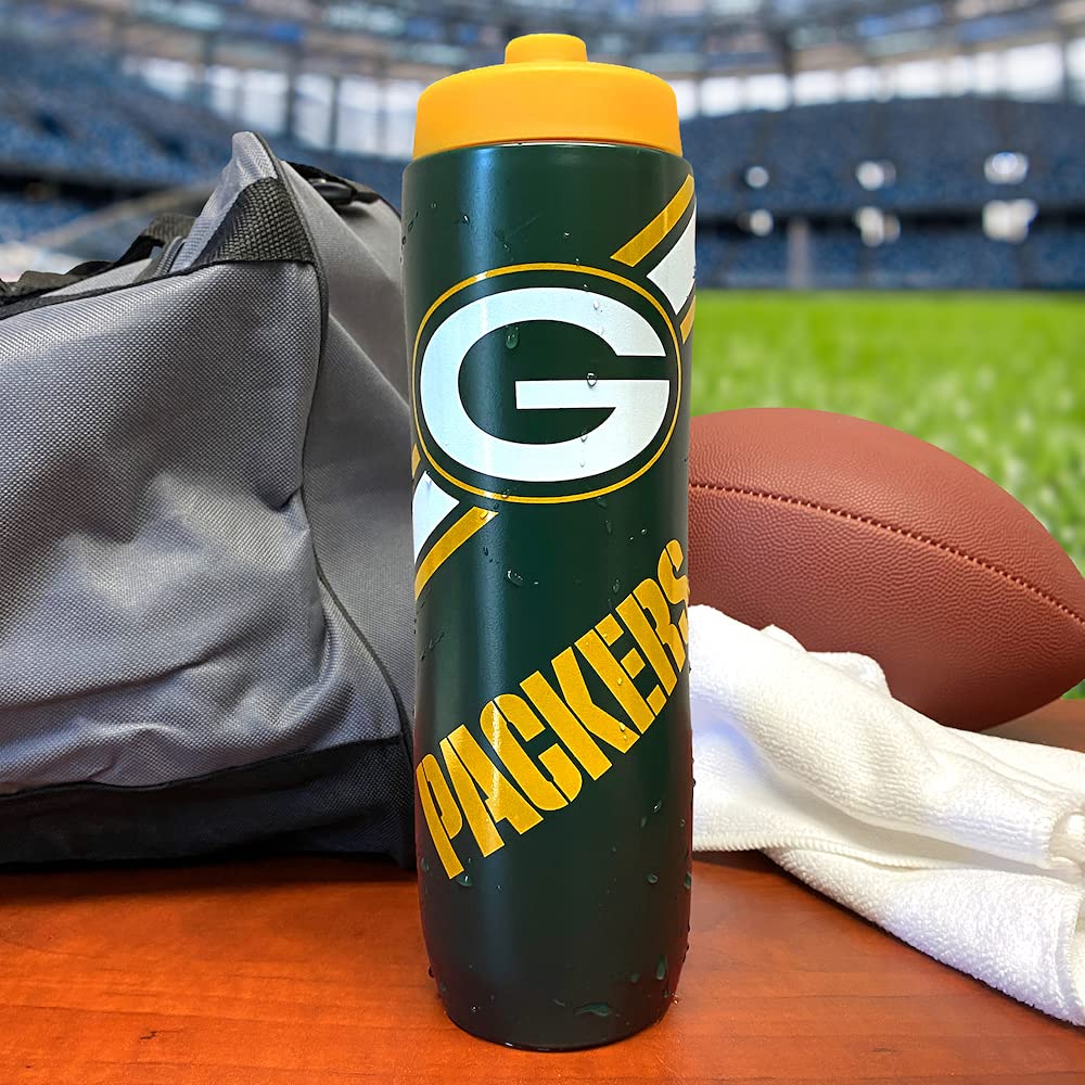 The Party Animal NFL Green Bay Packers Squeezy Water Bottle