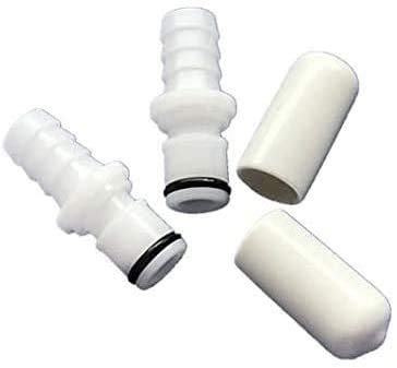 YMHYJY fits 2 M236 Male Connectors + 2 Caps for Testing Sleep Number Bed Air Chamber leaks