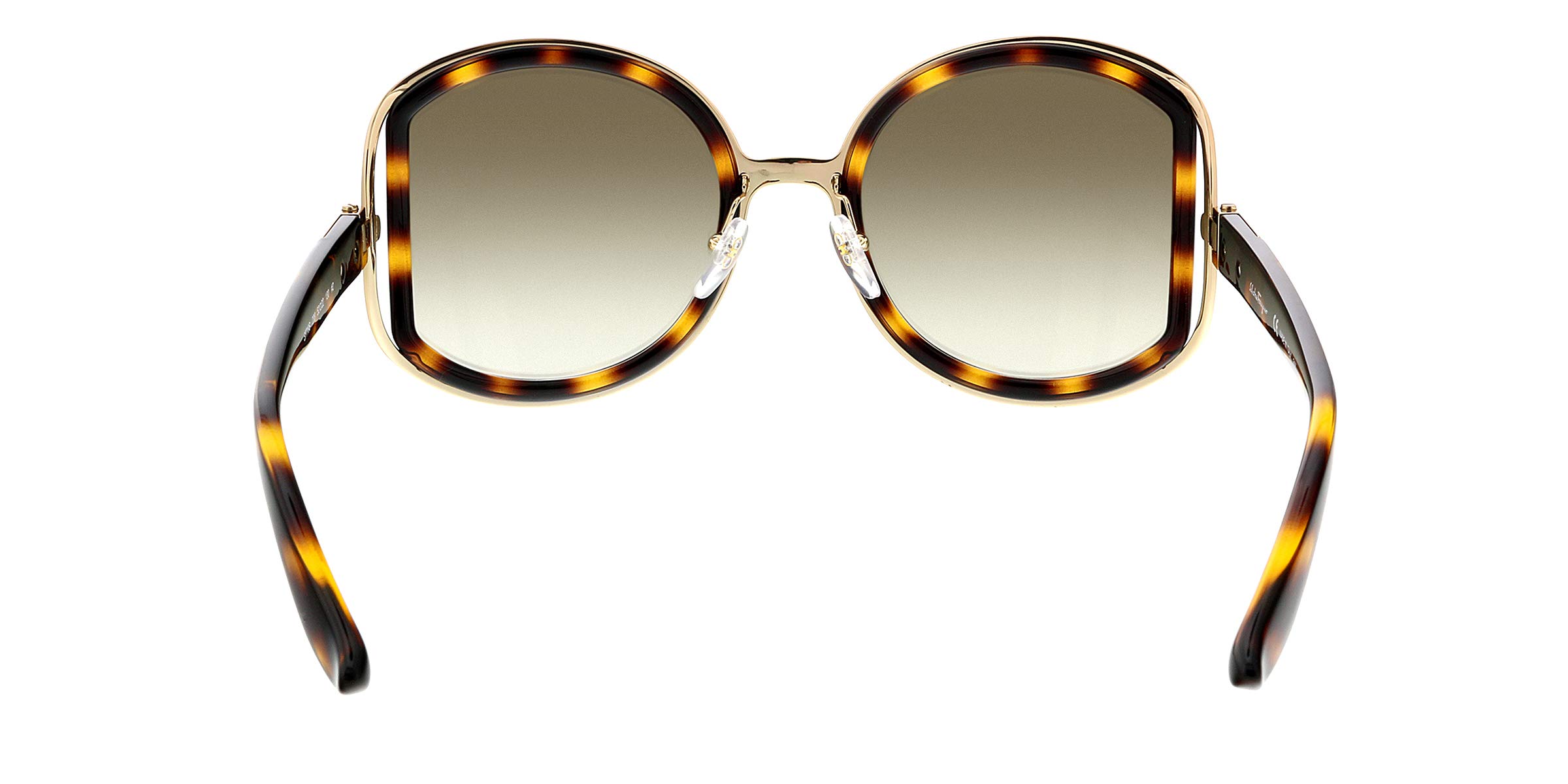 Salvatore Ferragamo SF719S 238 Womens Havana/Gold 52 mm Sunglasses