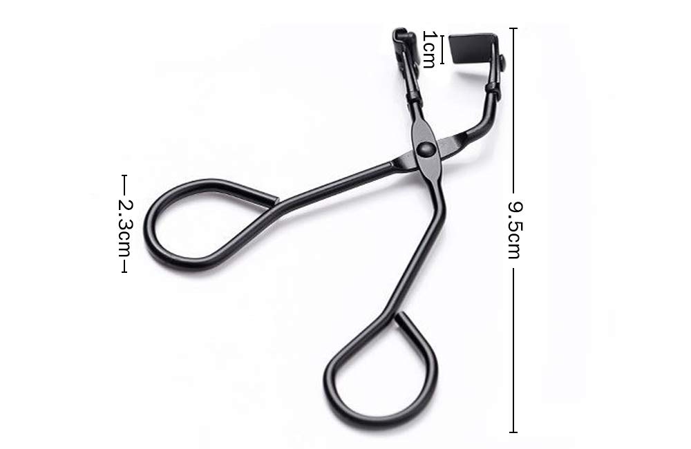 Silicone Eyelash Curler with Refill Pads 17IF No Pinching Mini Lash Curler for Dramatic Lash Look and Fits All Eyelash Shapes