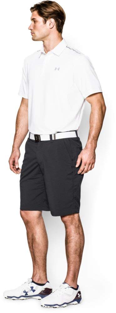 Under Armour Men's Match Play Shorts (38, Gray Stripe)