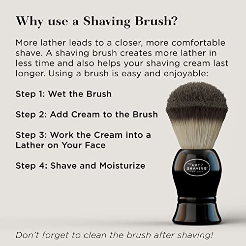 The Art of Shaving After-Shave Balm for Men - Face Moisturizer, Clinically Tested for Sensitive Skin, Unscented, 3.3 Ounce