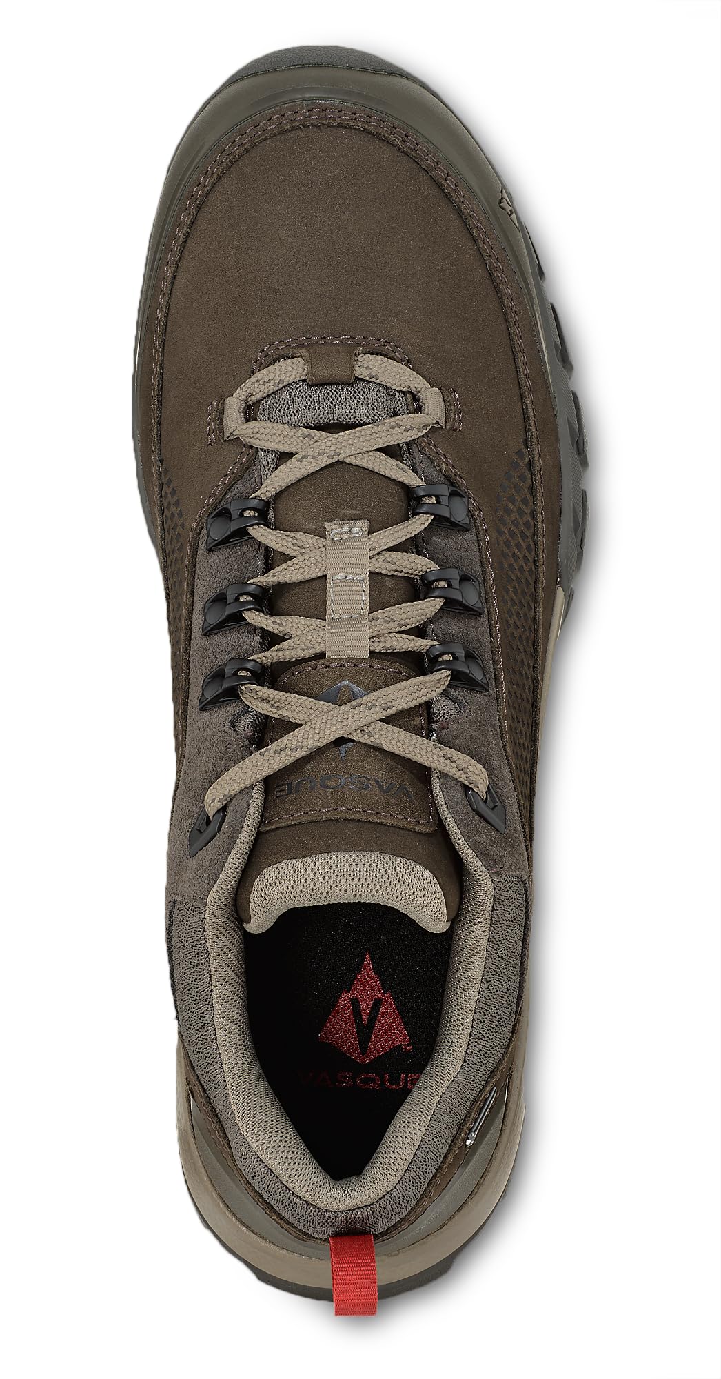 Vasque Men's Talus XT Low Waterproof Hiking Shoe, Brown Olive, 8 Medium