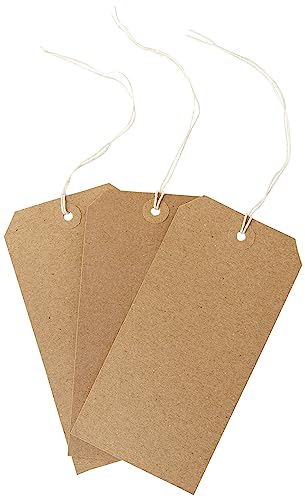 Q-Connect KF01613 Strung Tag 146x73mm Buff (Pack of 1000)
