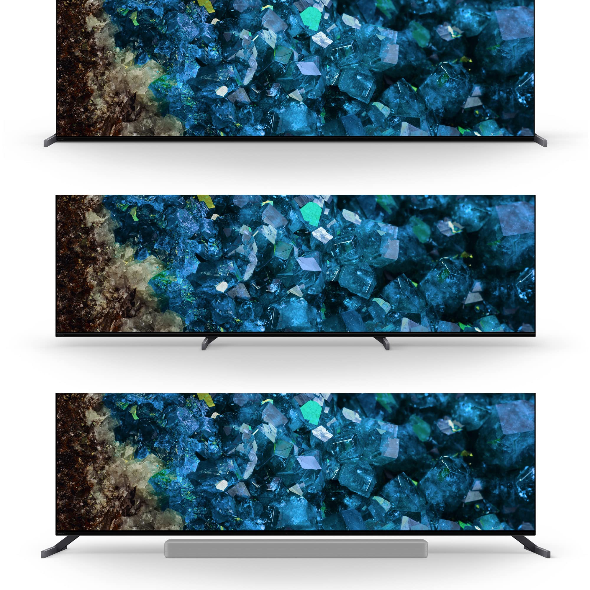 Sony XR83A80L 83 inch 4K HDR OLED Smart Google TV with PS5 Features with a VMPL50A-B1 Tilting Wall Mount for 32 Inch-85 Inch Flat Screen TVs and HDTV Screen Cleaner Kit (2023)
