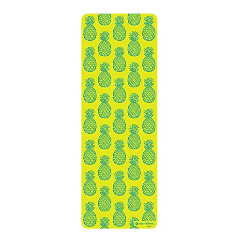 STOTT PILATES Pineapple Yoga Mat, Green, 0.25"/6mm