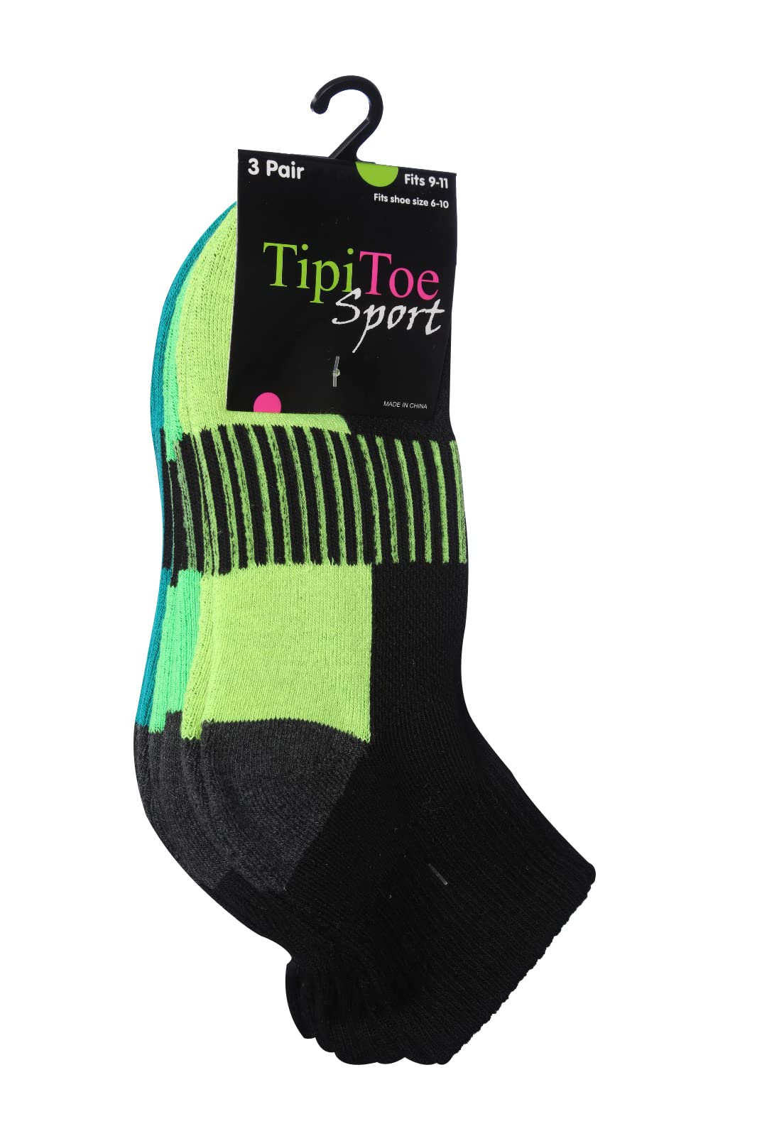 Tipi Toe Women's 12-Pairs Running & Athletic Sports Performance Ankle/Quarter Socks For Women (WQ17)