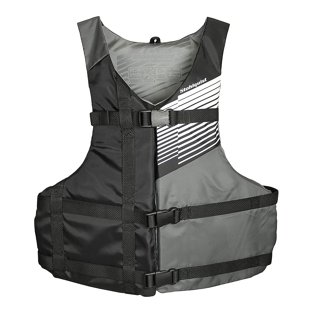 Stohlquist Waterware Fit Life Jacket/Personal Floatation Device, Adult Universal, Violet/Gray,QF1856010U