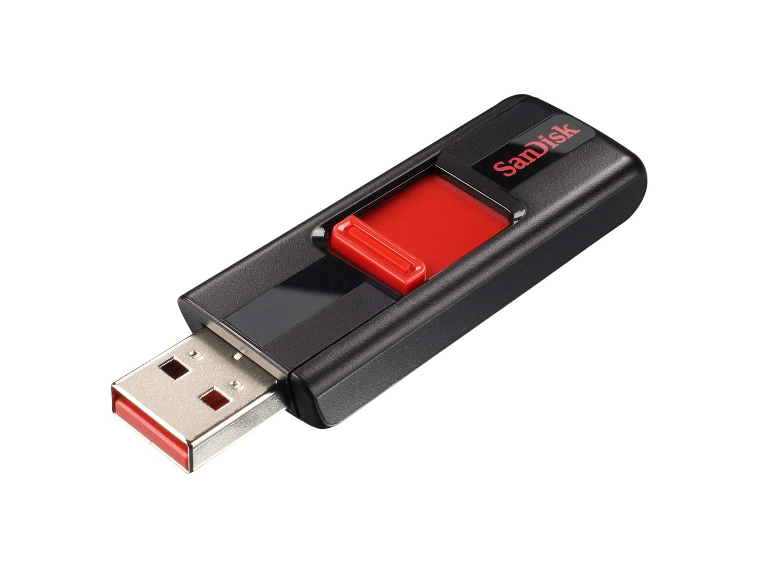 SanDisk 32GB Cruzer USB 2.0 Flash Drive - SDCZ36-032G-B35, Red