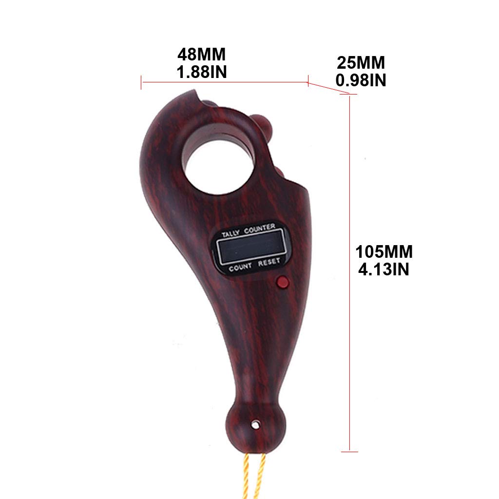 Tally Counter, Finger Counters 6 Digital Led Electronic Finger Counter Mechanical Manual Clicker Number Lap Tracker Counter Remind