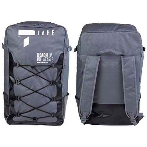 TAHE Beach LP2 Premium Inflatable 2 Person Kayak Complete Package Including Kayak, Seats (2), Paddles (2), Pump and Travel/Storage Bag, Blue (107255)