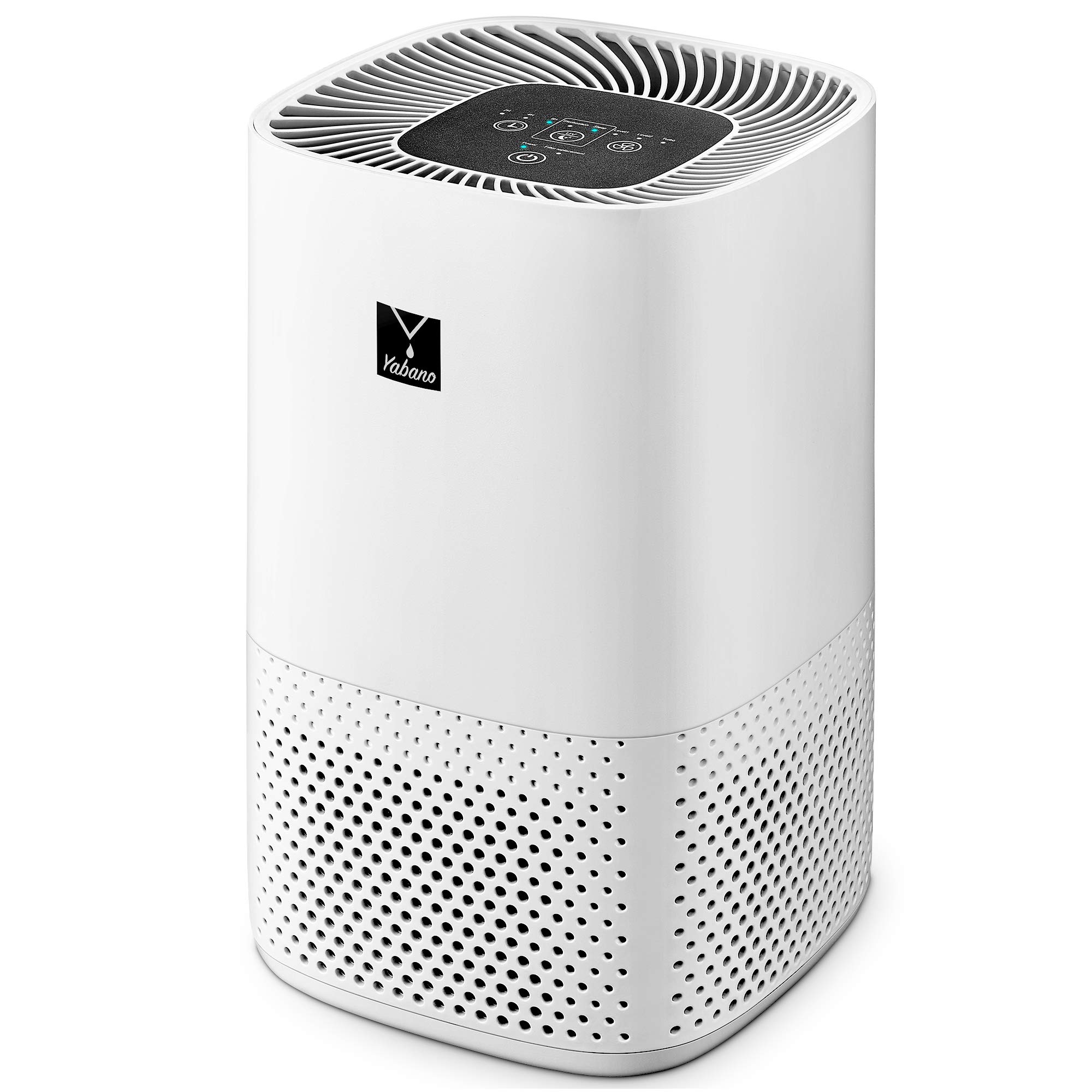 Yabano Air Purifiers Smoke Air Cleaner for Home Bedroom, 215 ft² Coverage, 20db Ultra Quiet, H13 True HEPA Filter 99.97% Effectively Remove Air Pollutants