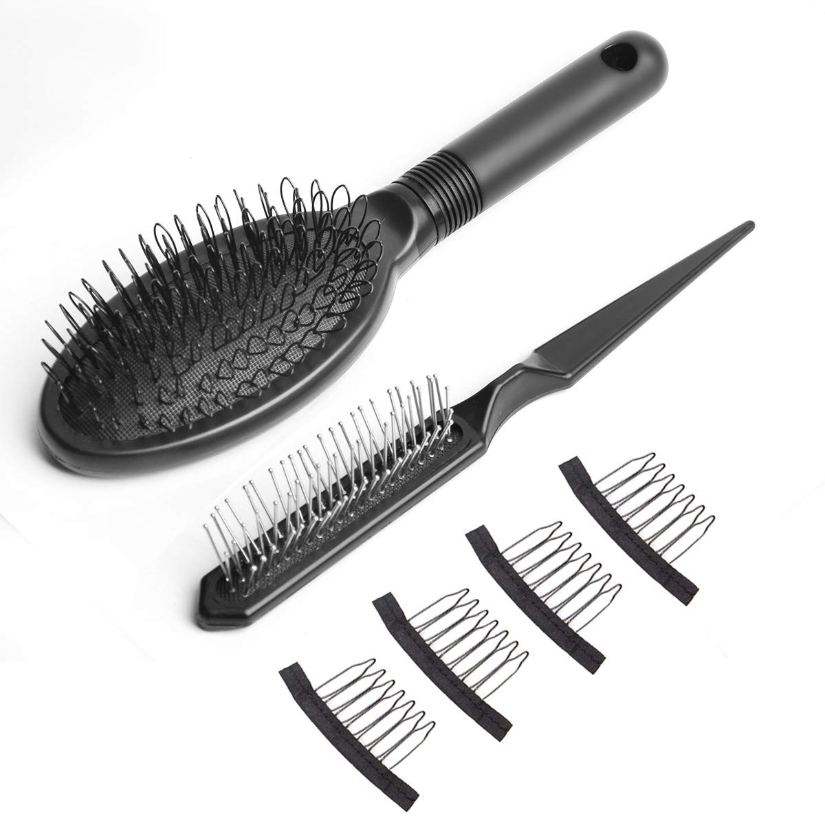 Wig Comb Set Hair Brush for Wigs Curly Hair Straight Hair Long Short Hair Professional