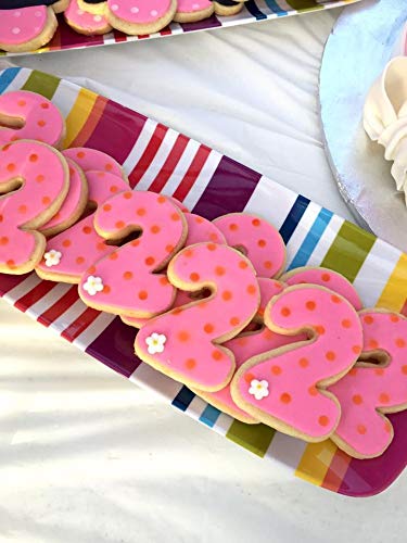 Set of 100 Royal Icing Mini Drop Flowers - Edible Cupcake Flowers Toppers by Sugar Deco (Assorted)
