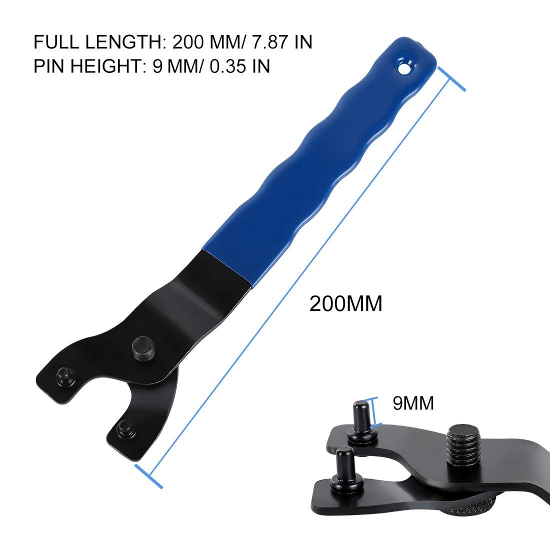 SEWA20 Adjustable Lock-Nut Grinder Pin Wrench for Makita Dewalt Angle Bosch Grinder