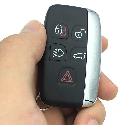 Replacement Keyless Entry Remote Case Shell Fit for Land Rover Range Rover Sport LR2 LR4 Evoque Key Shell Fits Jaguar