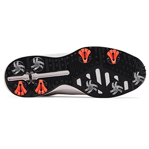 Under Armour Men's Charged Draw RST, White (100)/Black, 7.5 Wide US