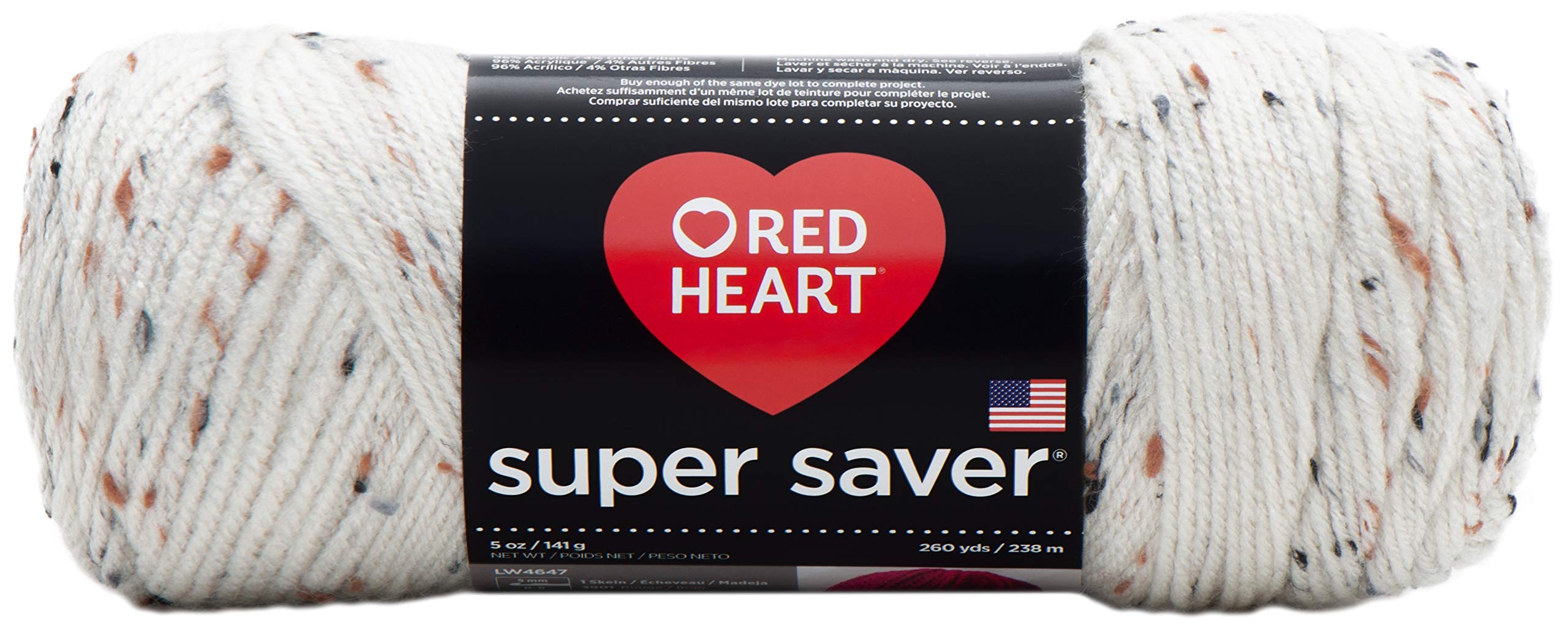 Red Heart Super Saver Yarn (3-Pack) Aran Fleck E300-4313