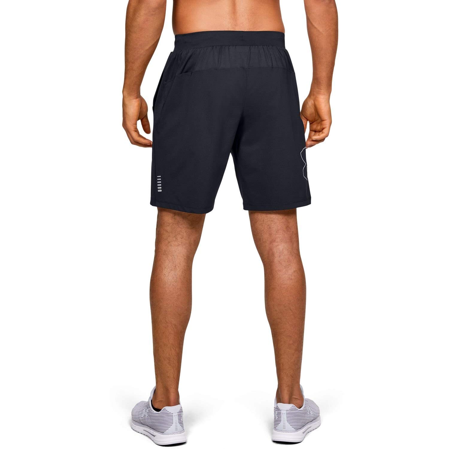 Under Armour Qualifier Speedpocket 9'' Linerless, Black (001)/Halo Gray, XX-Large