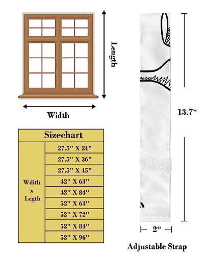 Tab Top Window Curtain,Kitchen Cooking Utensil Black White Checker Tier Curtains Panels Kitchen Valance 2 Drapes,Heart of Home Quotes Light Filtering Window Treatment for Bathroom Bedroom Cafe