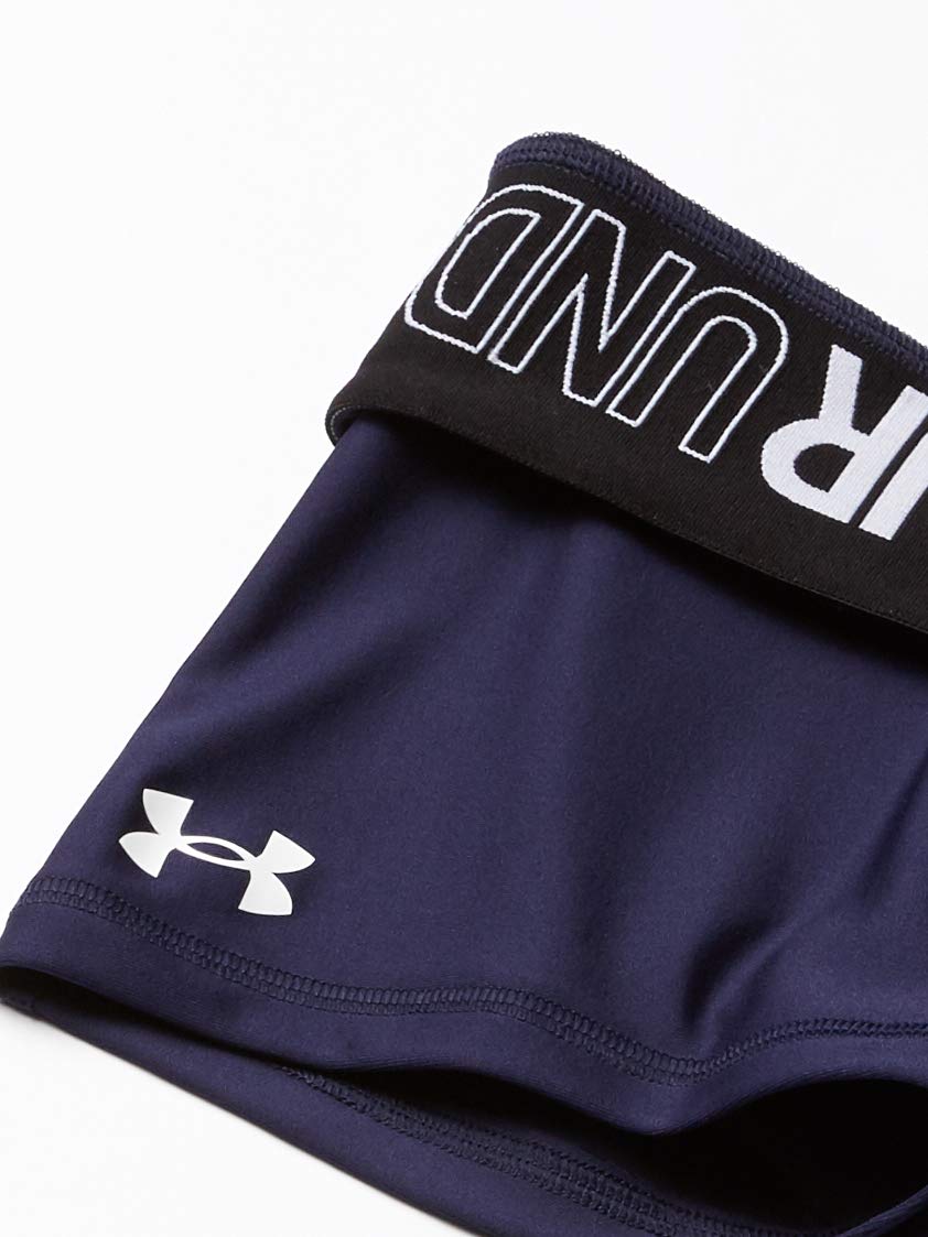 Under Armour Team Shorty 4, Midnight Navy/White, Youth Small