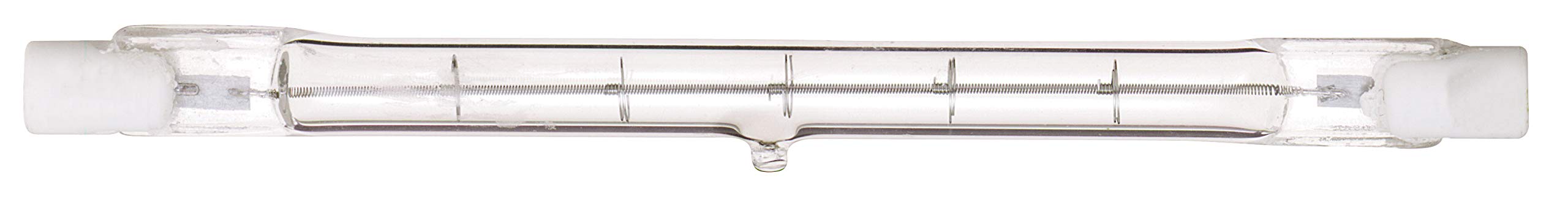 Satco S3142 150 Watt 2600 Lumens T3 Halogen Double Ended R7S Base 120 Volt Clear 118mm Light Bulb, Dimmable