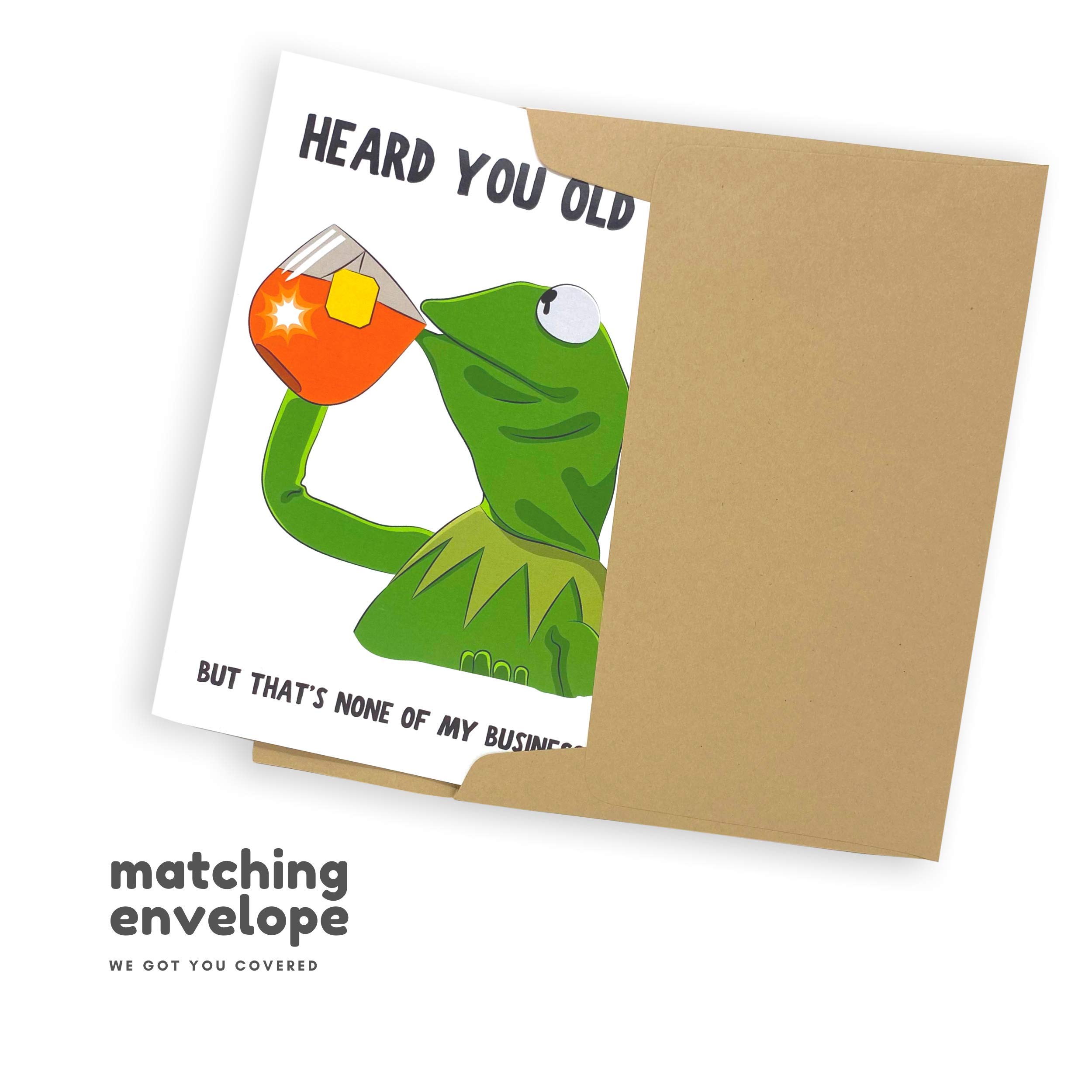 Sleazy Greetings Funny Meme Birthday Card For Him Or Her | 30th 40th 50th Birthday Card | Old AF Card