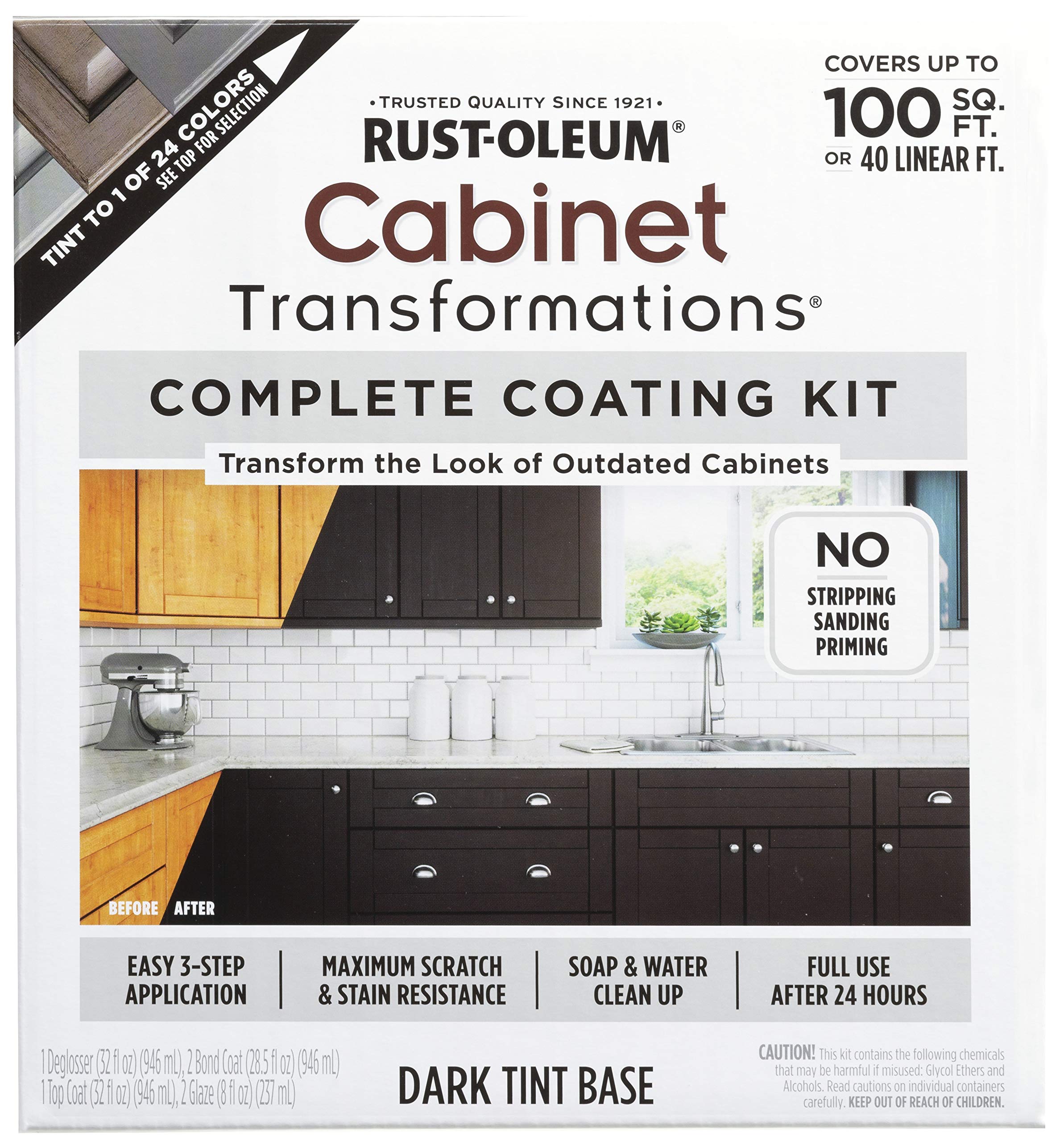 RUST-OLEUM 258240 Dark Tint Base Small Cabinet Kit